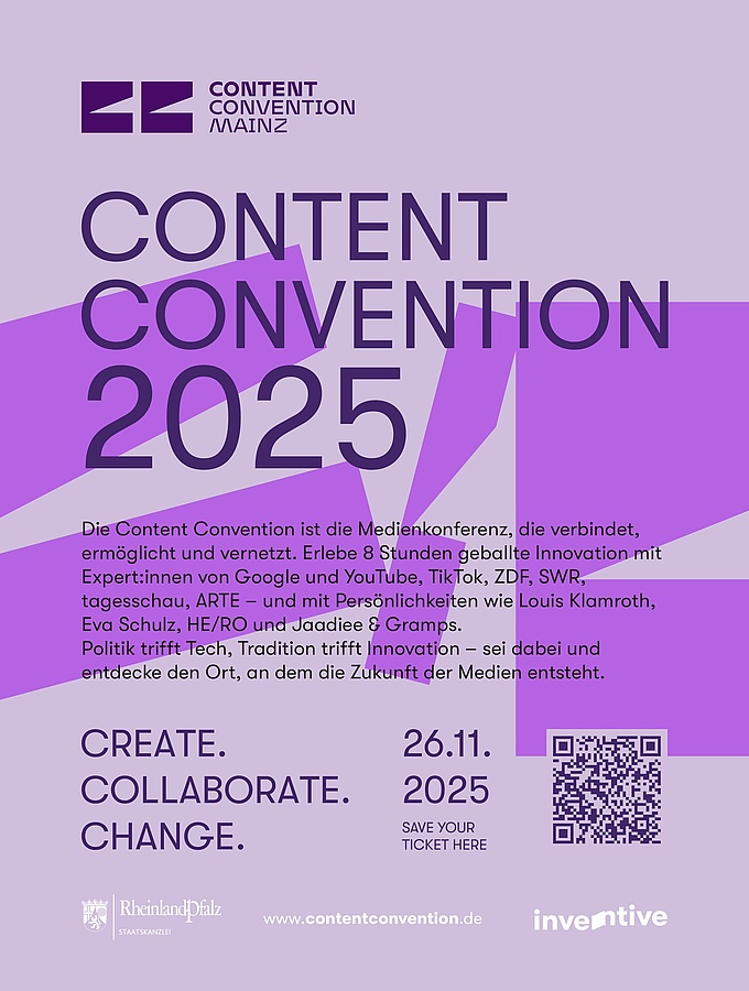 Content Convention am 26.11.2025 in Mainz - | Frankfurt-Tipp